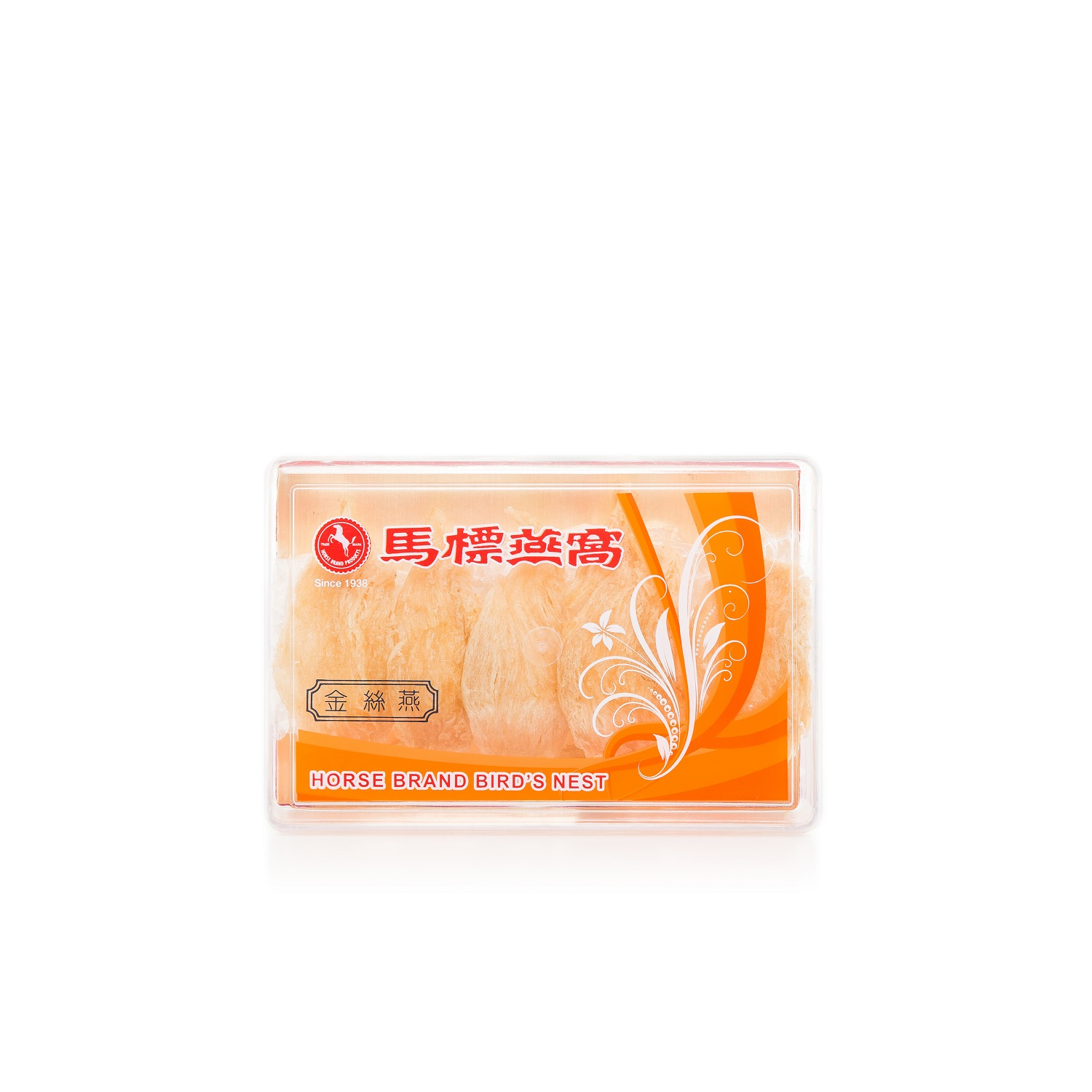 Horse Brand Bird's Nest, Orange Label (37.5g) - Guan Sang Co Pte Ltd