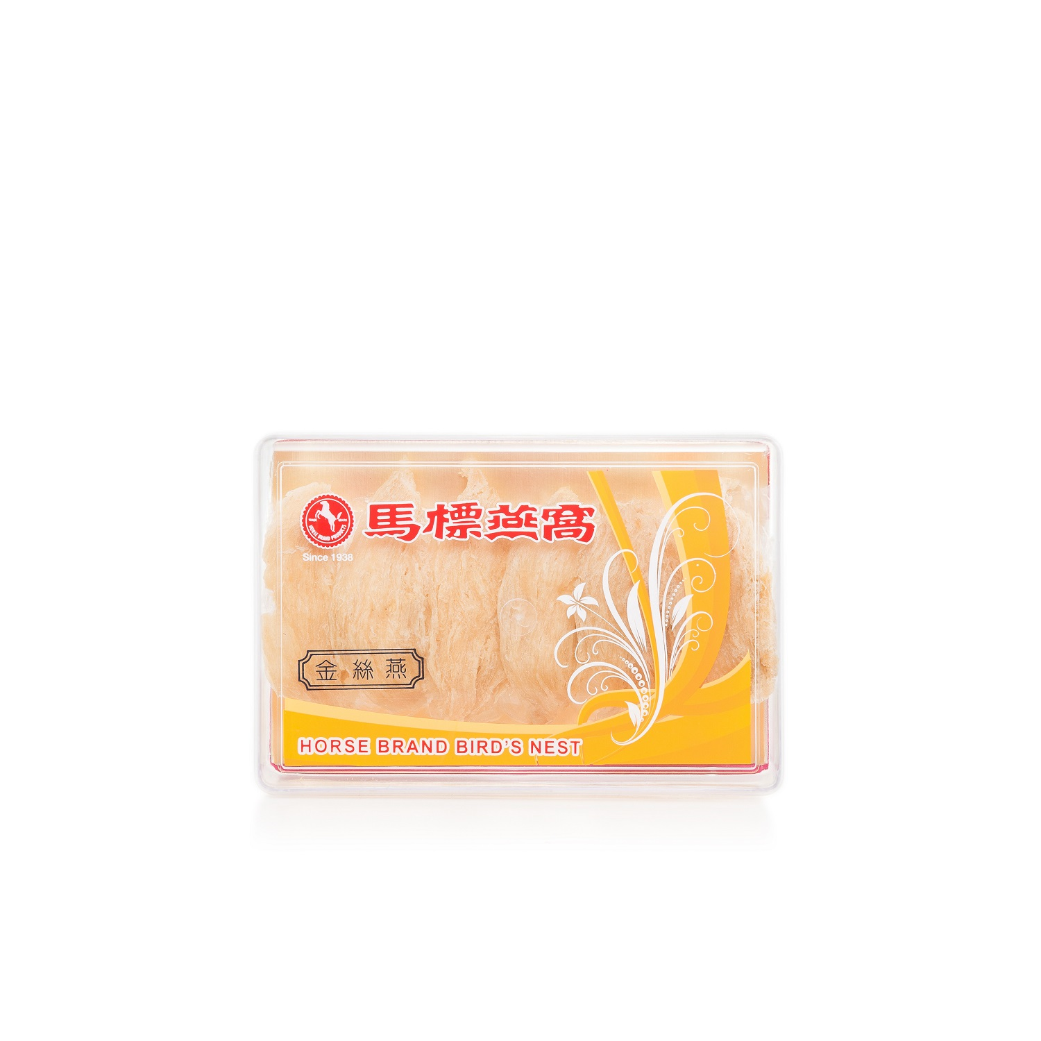 Horse Brand Bird's Nest, Yellow Label (37.5g) - Guan Sang Co Pte Ltd